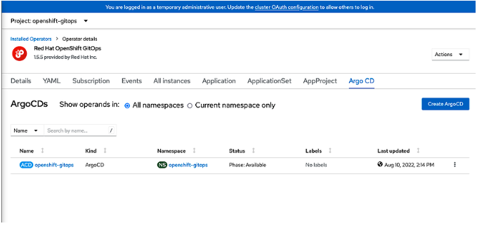 An introduction to GitOps and Secret Management with ArgoCD Operator